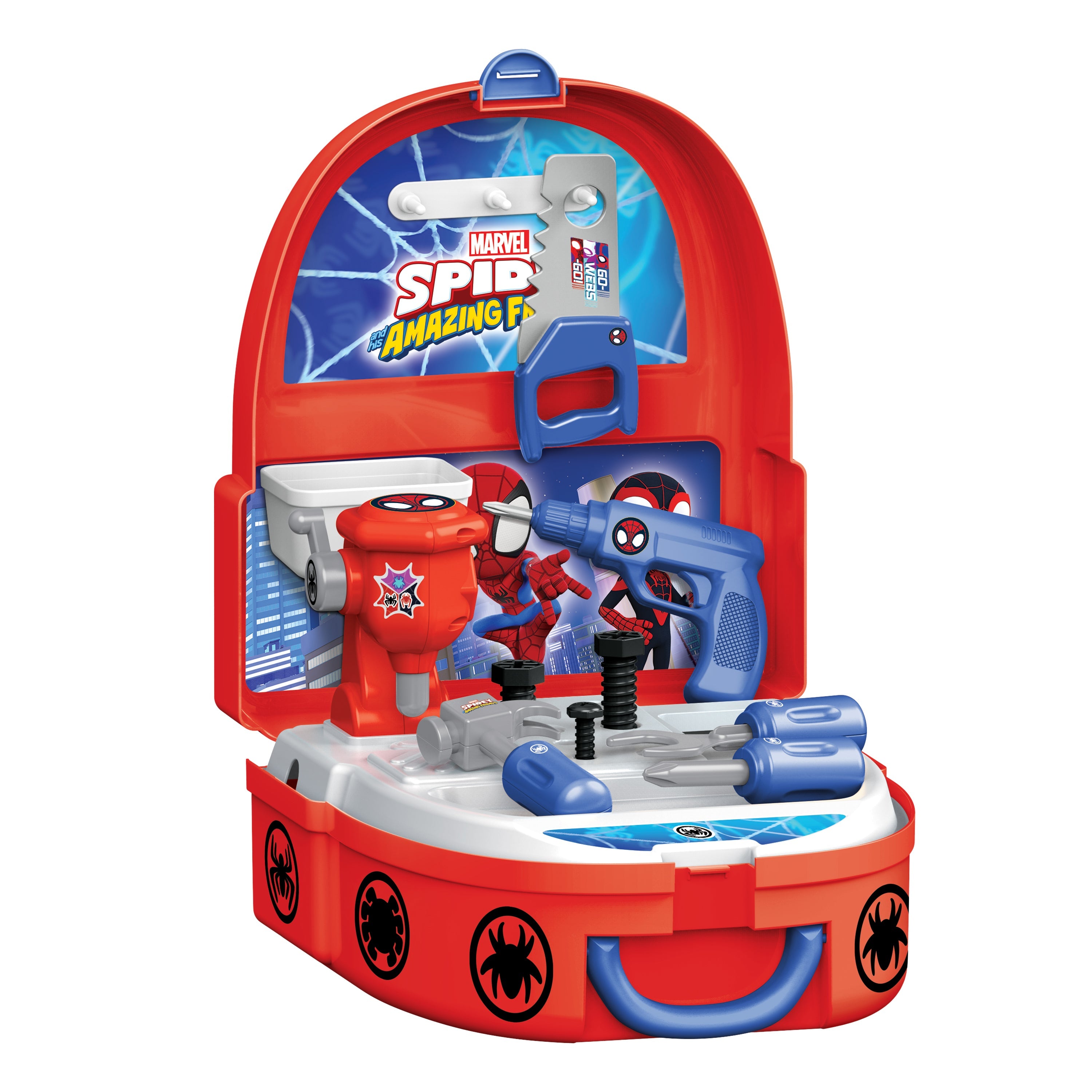 Spidey And His Amazing Friends Handyman Backpack Playset – World Tech Toys