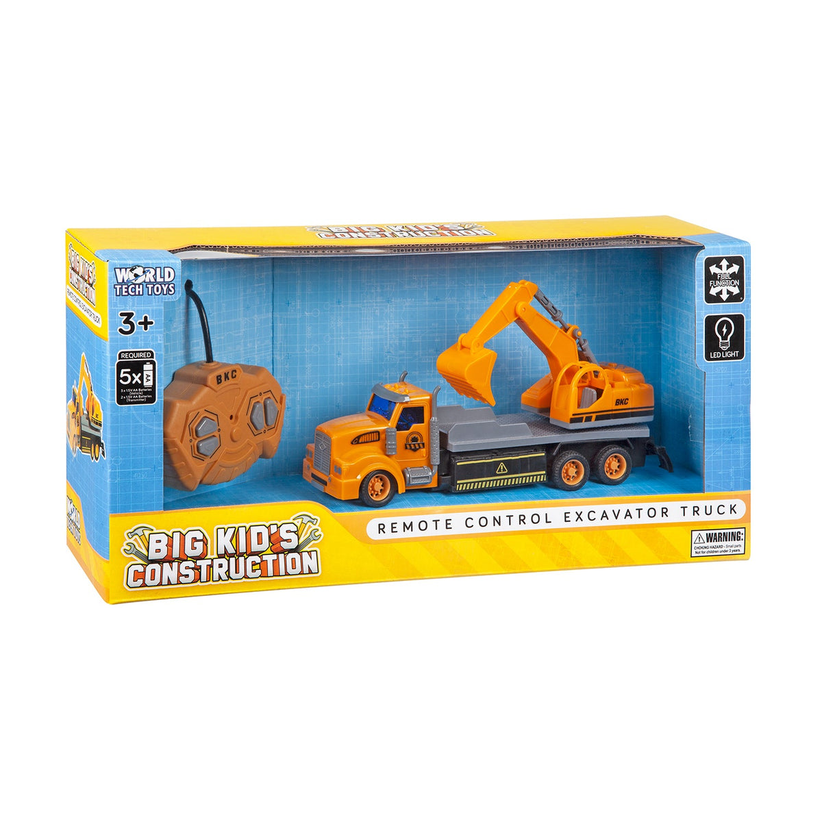 Big Kids Construction RC Semi Truck Excavator | HobbyTron™ – World Tech ...
