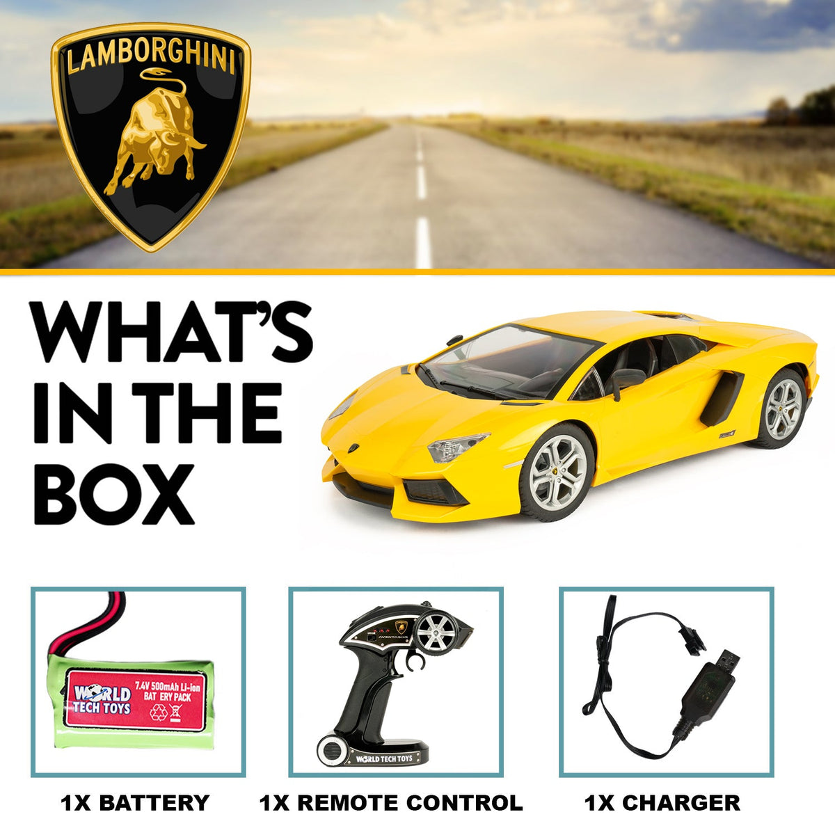 Lamborghini Aventador RC Car | HobbyTron™ – World Tech Toys