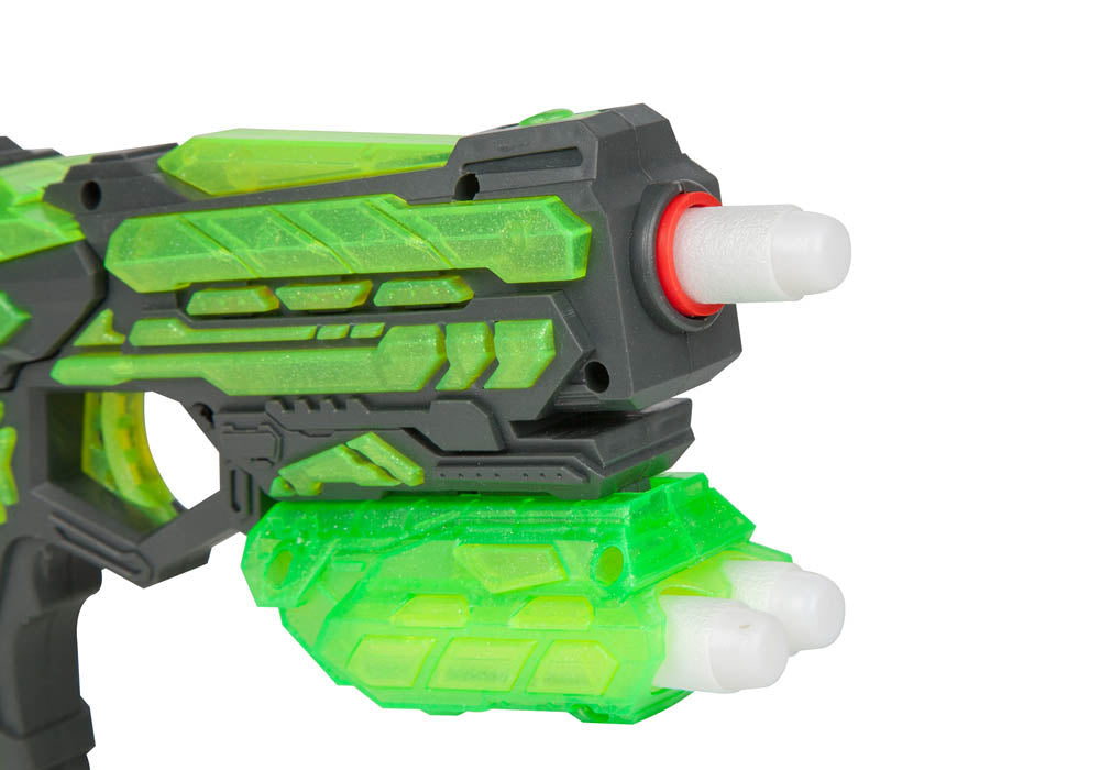 Glow in the Dark Warrior Spring Pump Action Venom Dart Blaster – World ...