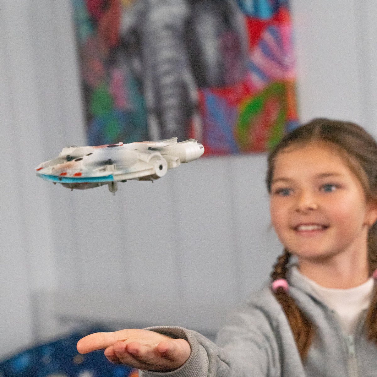 Star Wars Millennium Falcon Motion Sensor UFO Spaceship – World Tech Toys